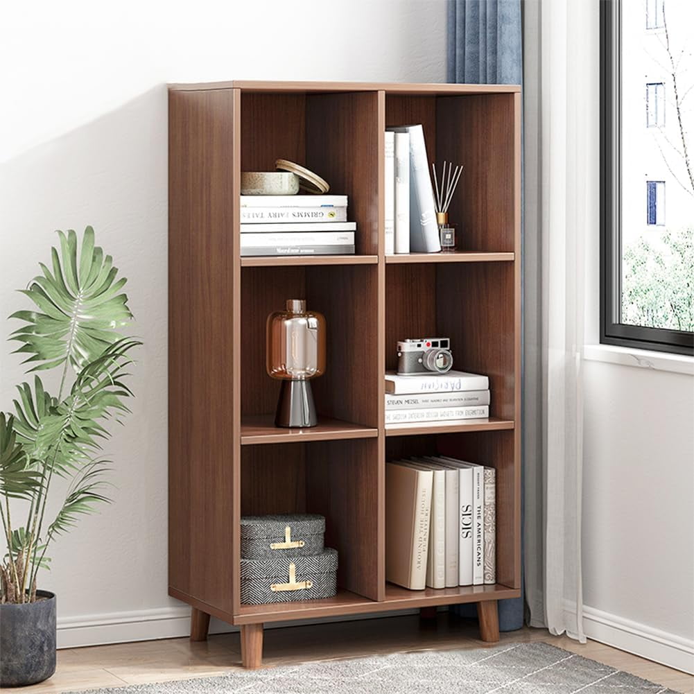 Open Cube Low Bookcase - 3-Tier Freestanding Storage Display Cabinet ...