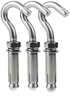 Open Cup Pack of 10 Hook Stainless Steel Expansion Anchor Bolt ...