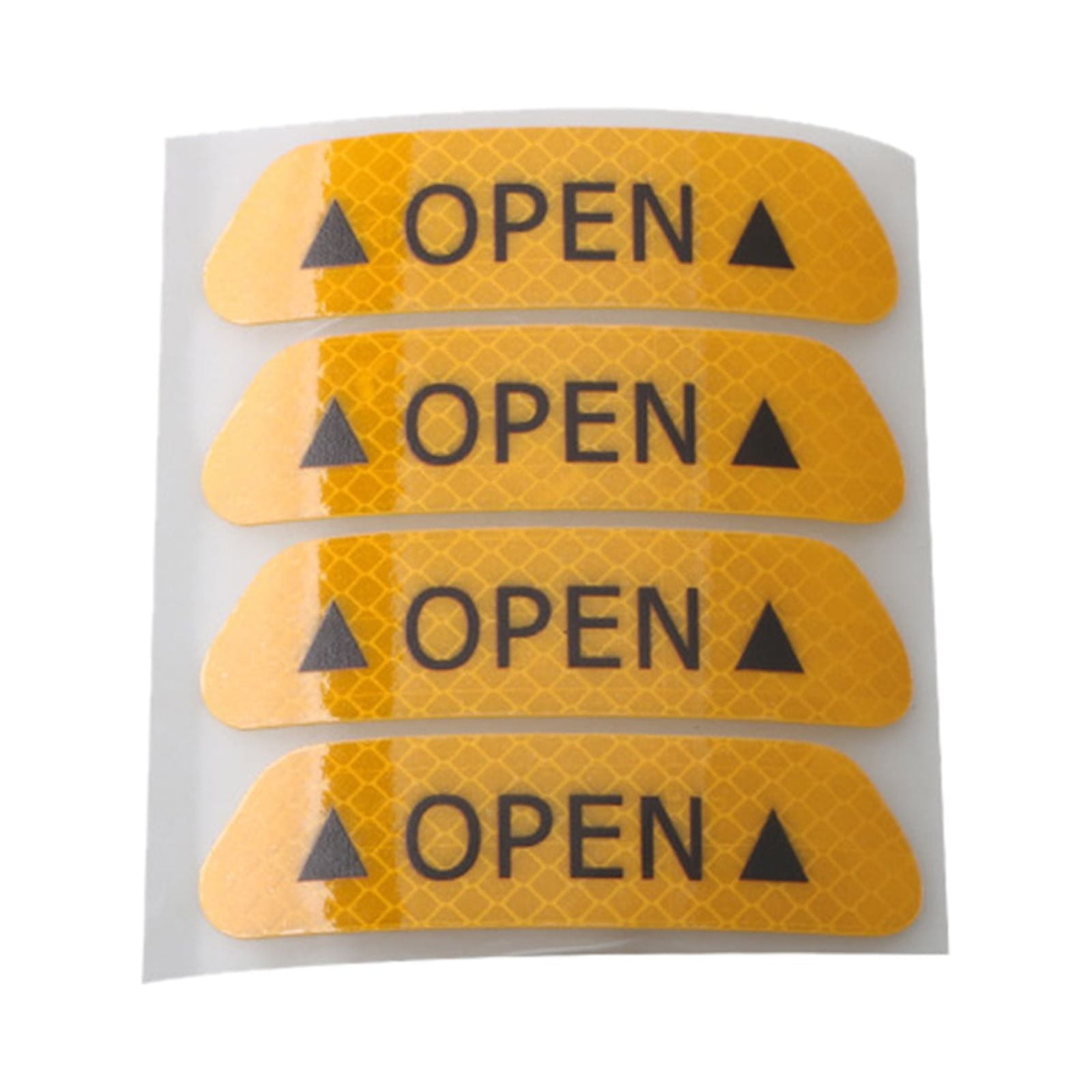 Open Door Sticker Reflective Sticker Warning Sticker Open Reflective ...