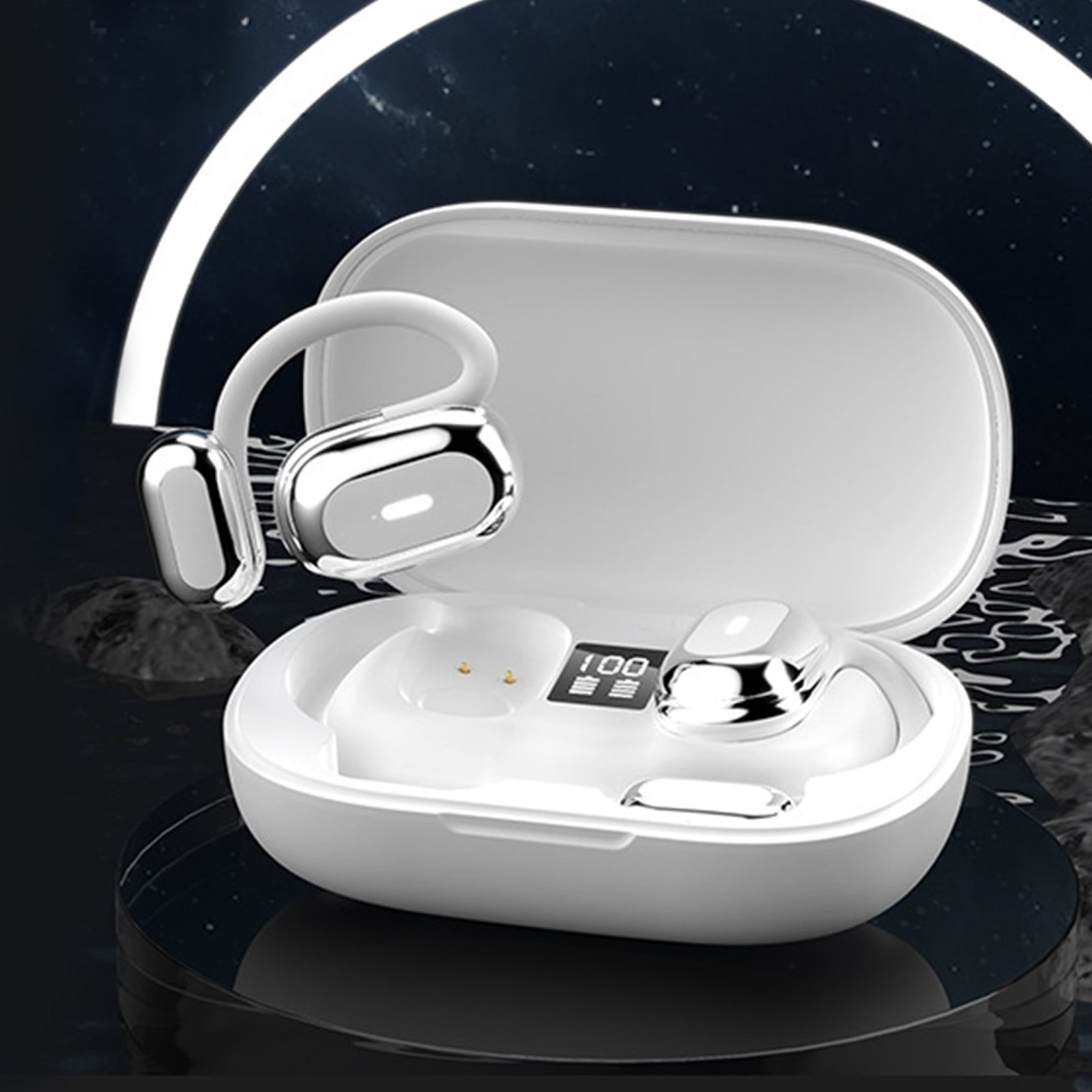 Open Ear AC210 Headphones, Bluetooth 5.4 Earphones Stereo Sound ...