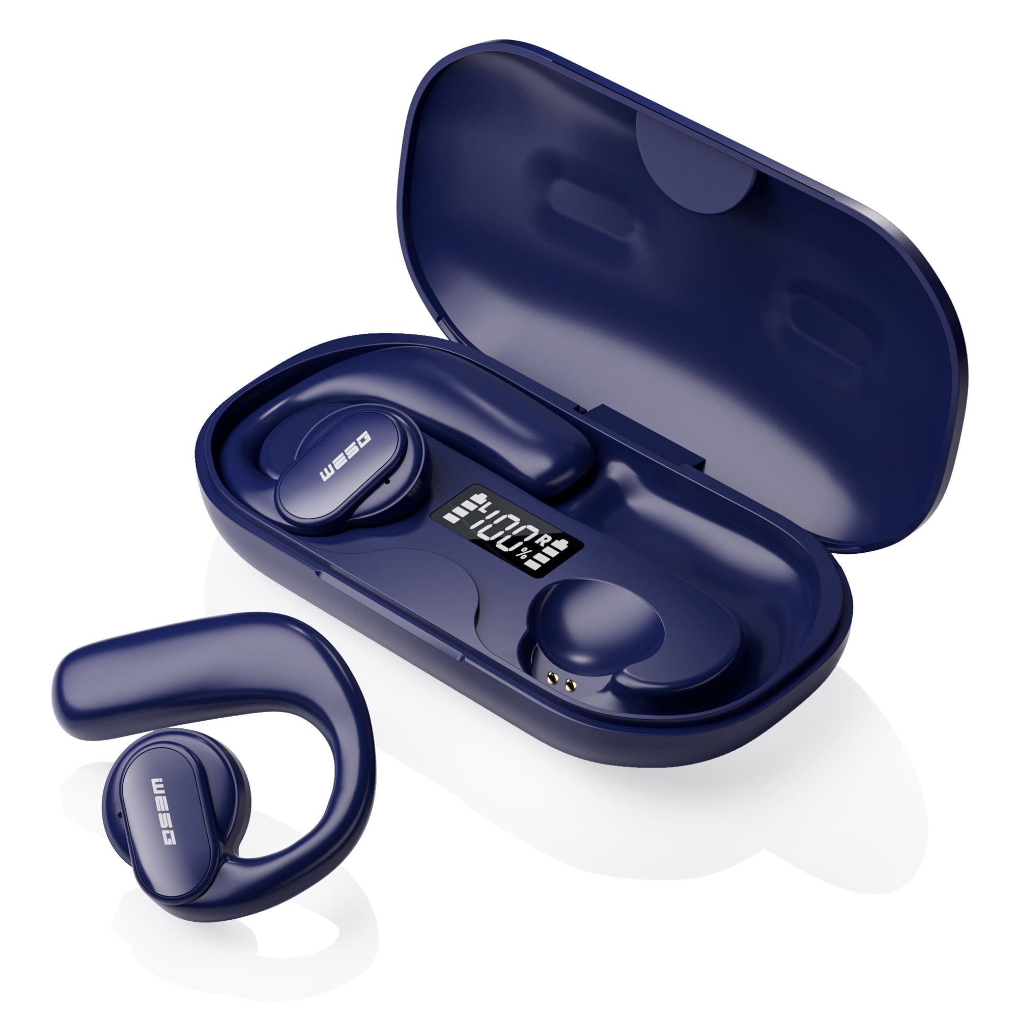 Open Ear Air Conduction Headphones, Wireless Bluetooth Earbuds with ...
