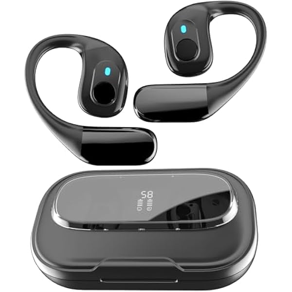 Open Ear Bluetooth 5.4 Earbuds Bone Air Conduction Headphones, Wireless ...