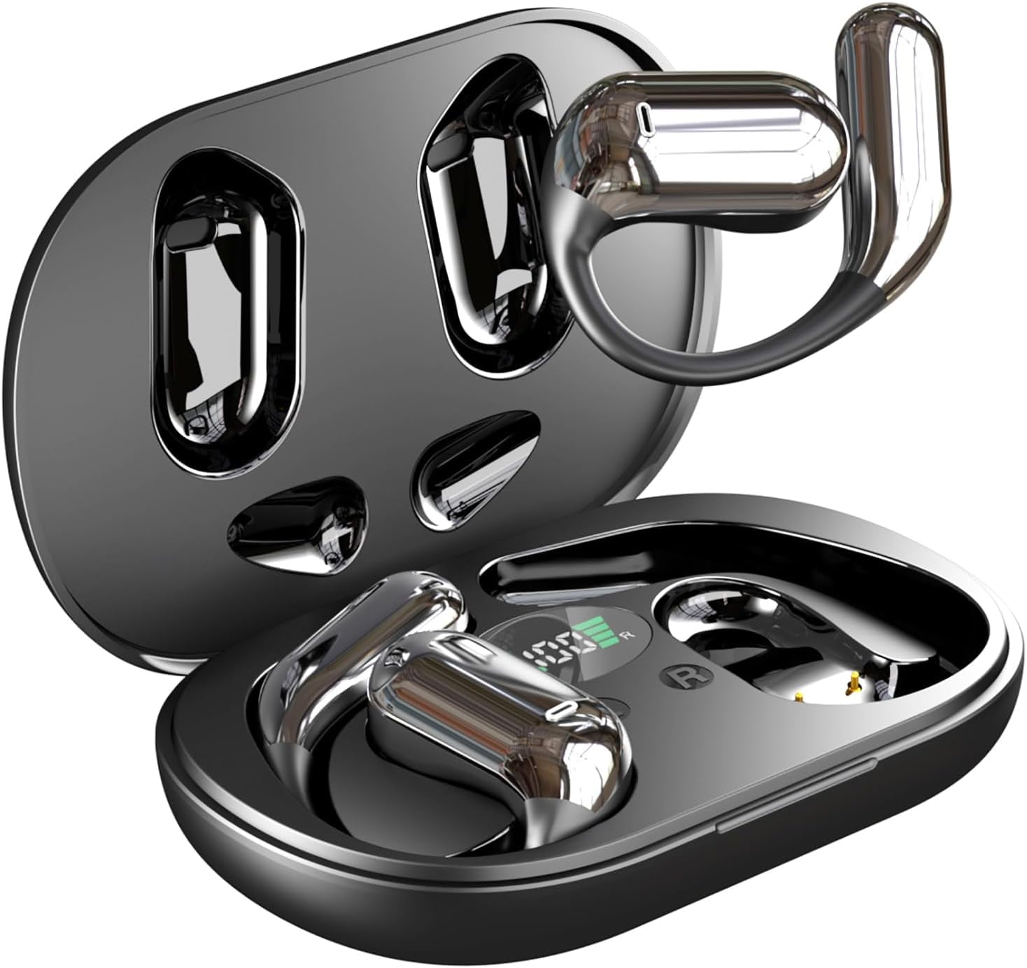 Open Ear Bluetooth 5.4 Headphones,Wireless Bone Conduction Earbuds ...