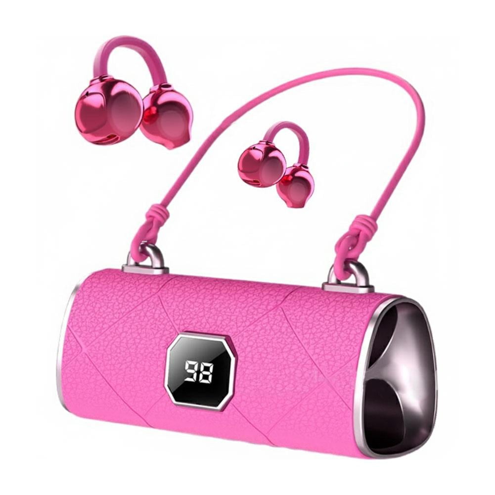 Open Ear Clip Earbuds with Handbag Charging Case – Bluetooth 5.3, 36H ...