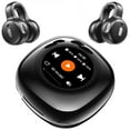 Open Ear Clip on Headphones Built-in 1GB TF Card,Wireless Earbuds ...