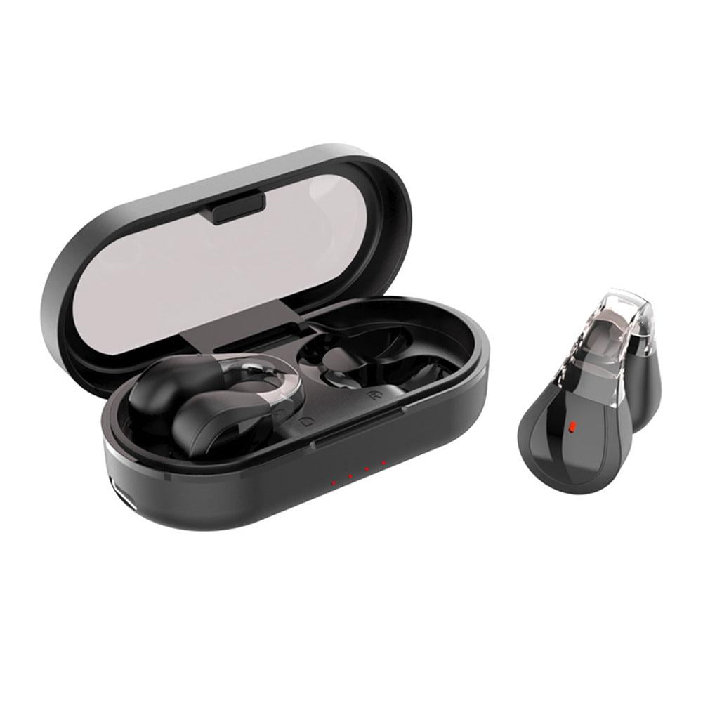 Open Ear Clip Wireless Earbuds Bluetooth 5.3, Earphones Built-in ...