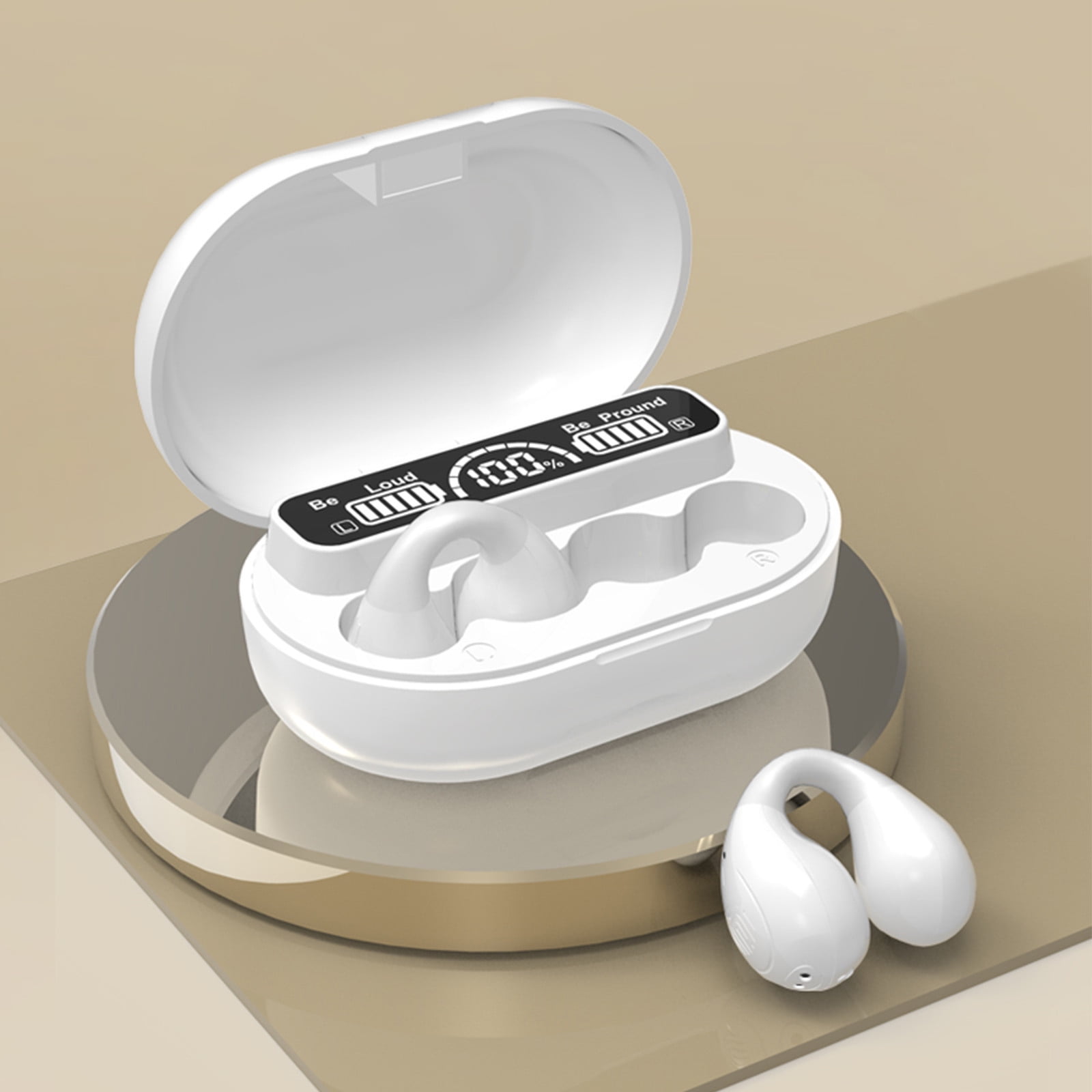 Open Ear Clip Wireless Earbuds Bluetooth Sports Headphones Wireless ...
