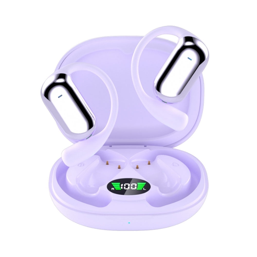 Open Ear Earbuds, Bluetooth 5.4 Wireless Earbuds, HD Stereo Bass Over ...