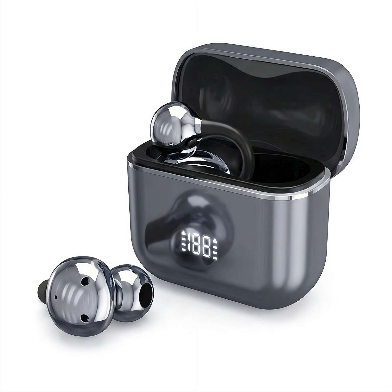 Open-Ear Earbuds, Clip-On Headphones, Noise Reduction for Calls ...