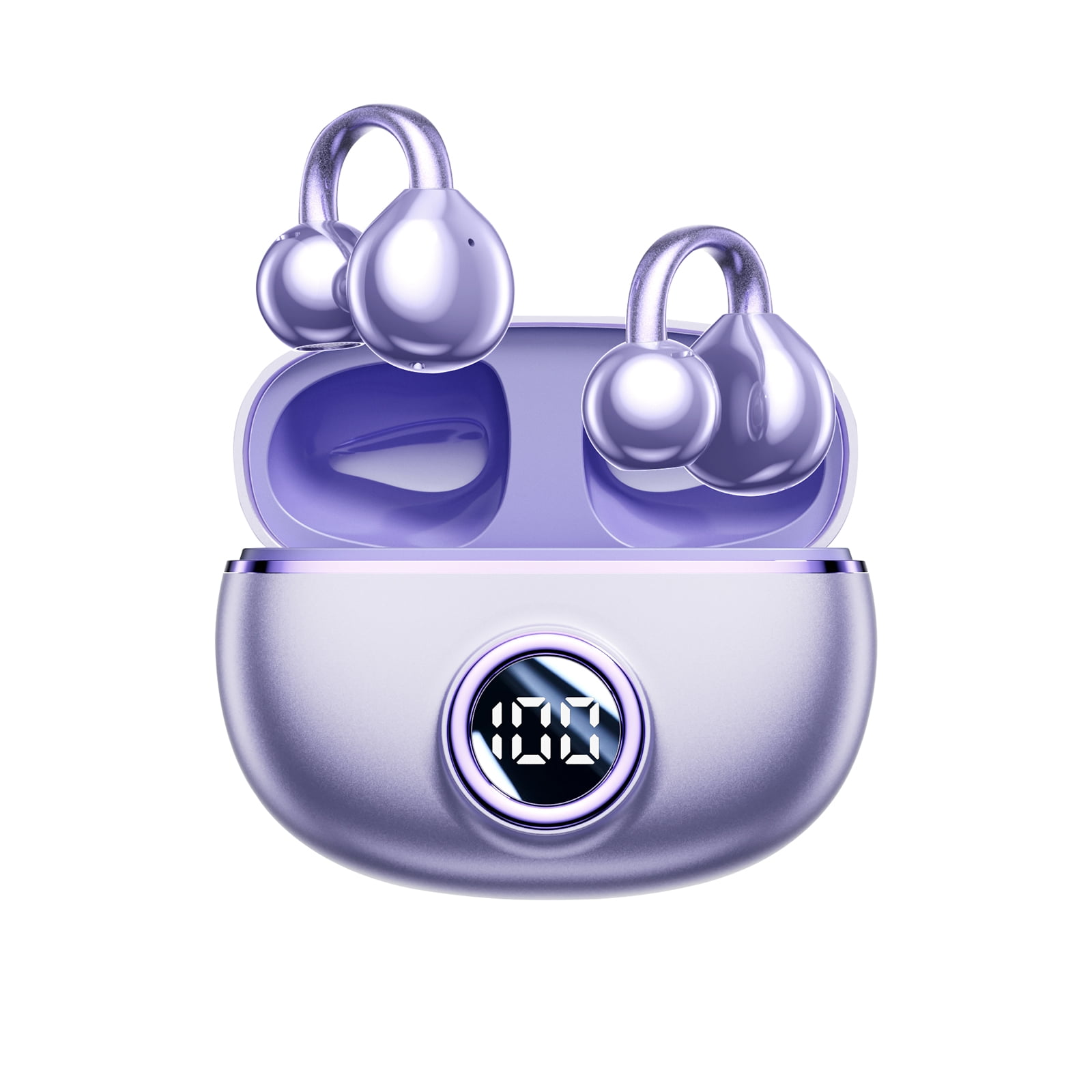 Open Ear Earbuds, Wireless Clip On Headphones, Adaptive Comfort With ...
