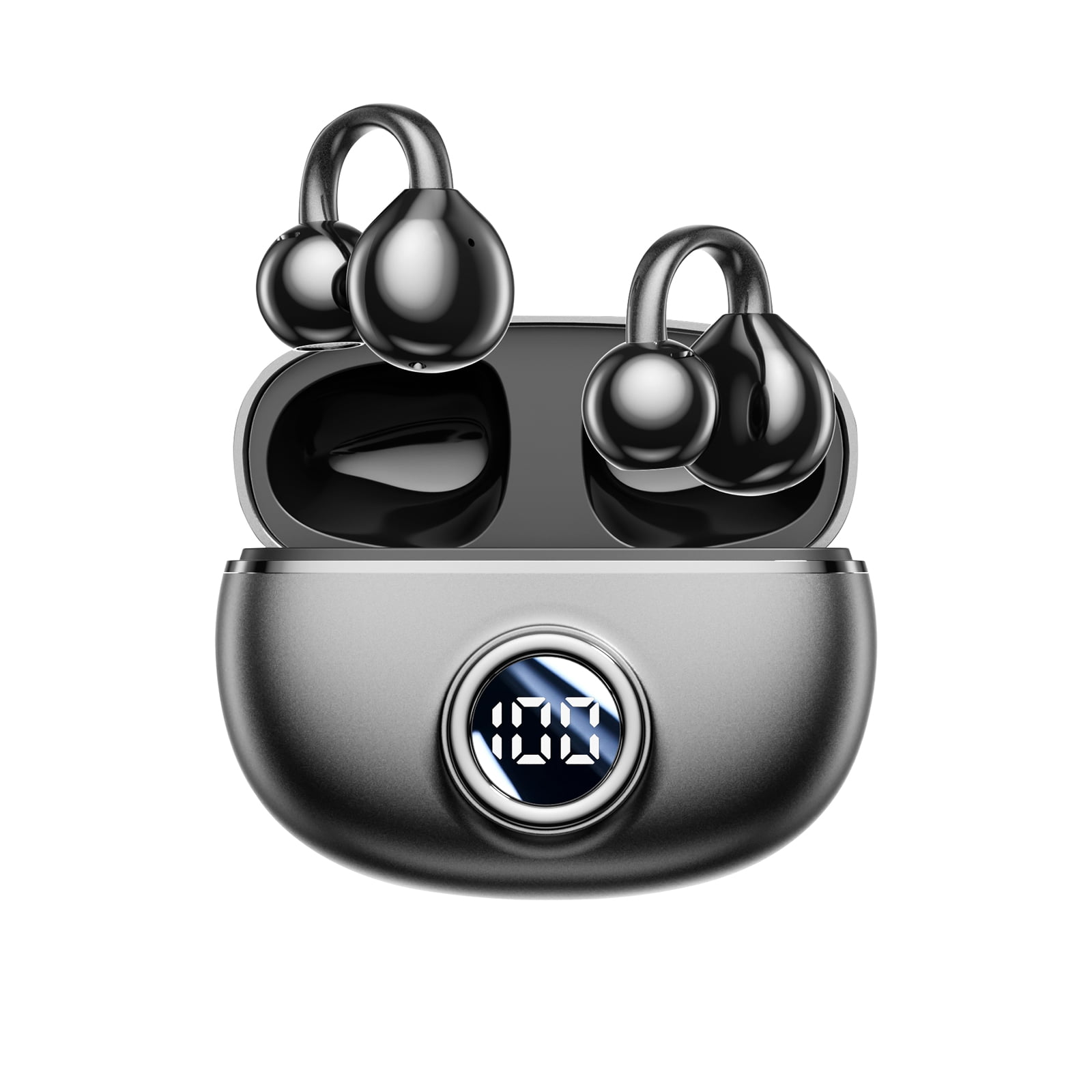 Open Ear Earbuds, Wireless Clip On Headphones, Adaptive Comfort With ...