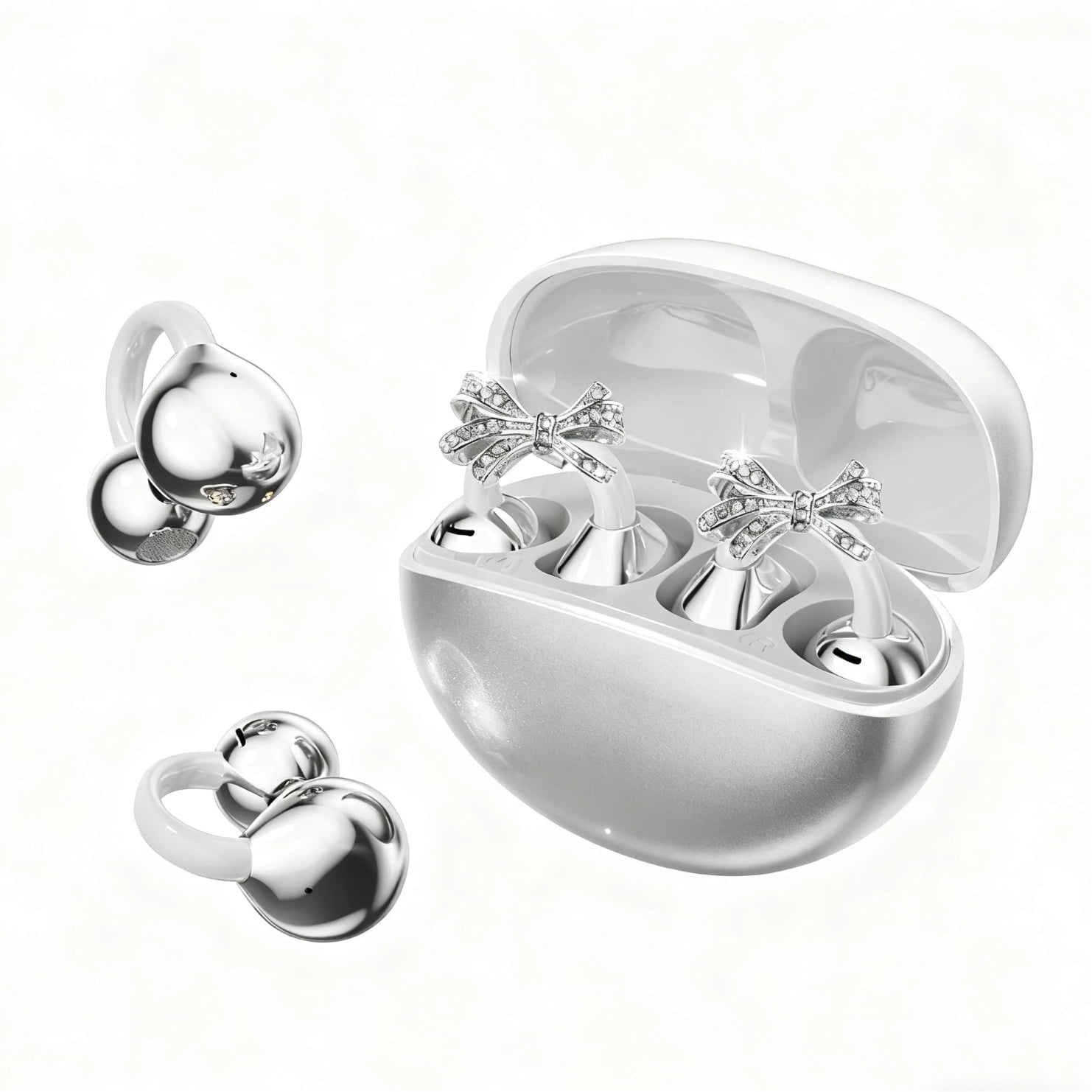 CHENRUIDA Open Ear Earbuds, Wireless Earbuds, Bluetooth Headphones With ...