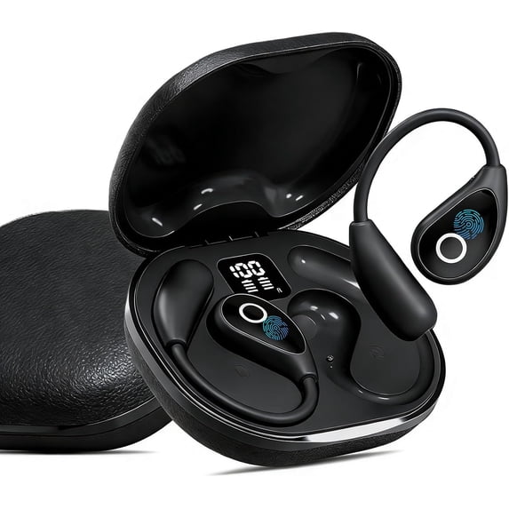 Open Ear Earbuds wireless bluetooth Headphones 5.4 Sports with Smart ...