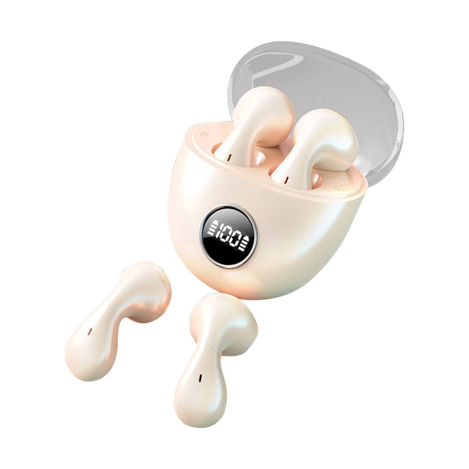 Open Ear Headphones, 0.23oz Ultra-Light Comfortable Wireless Earbuds, 0 ...