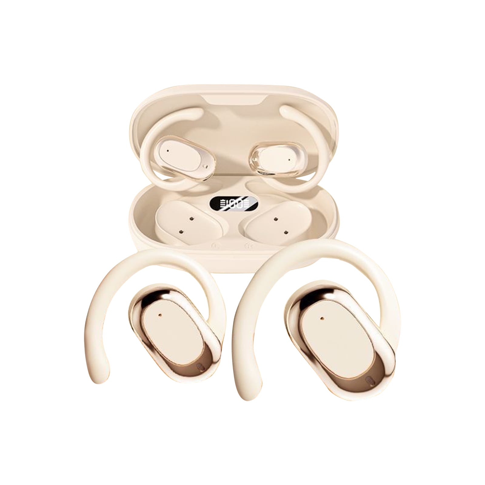 Open Ear Headphones,360-Degree Panoramic Sound, DT4.0 Without Sound Loss,Air Conduction, 48H ...