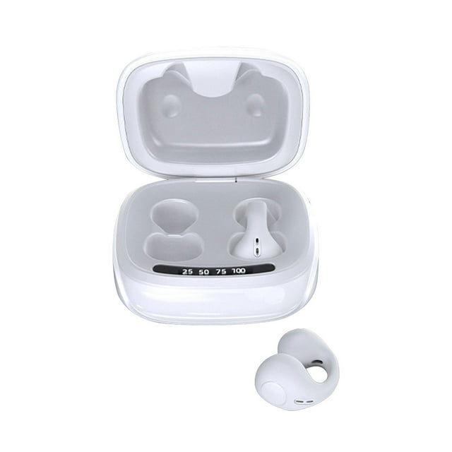 Open-Ear Headphones, Adjustable Ear Hooks, Snug Fit, Rich Bass, Hi-Res ...