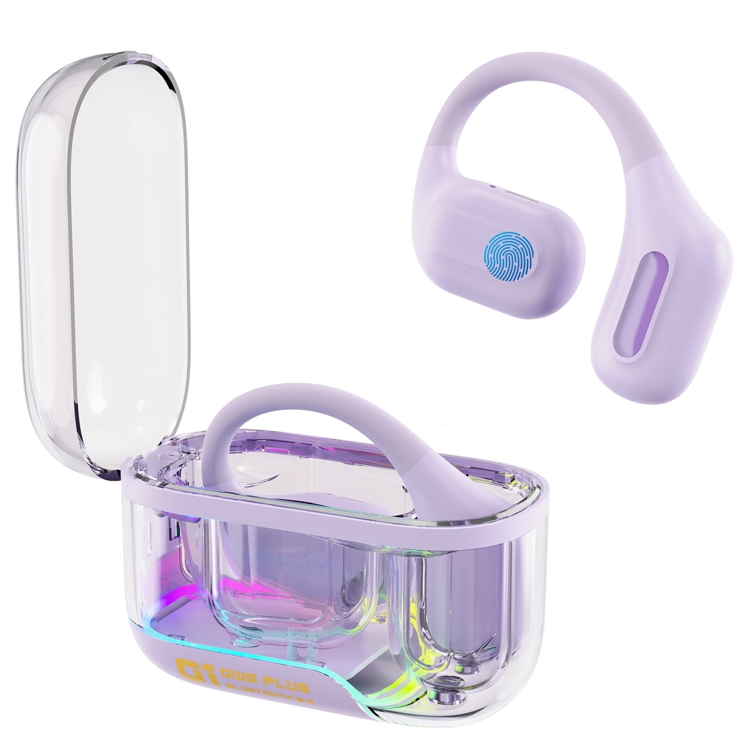 Open Ear Bluetooth 5.3 Wireless Headphones, Sports Earbuds with ...