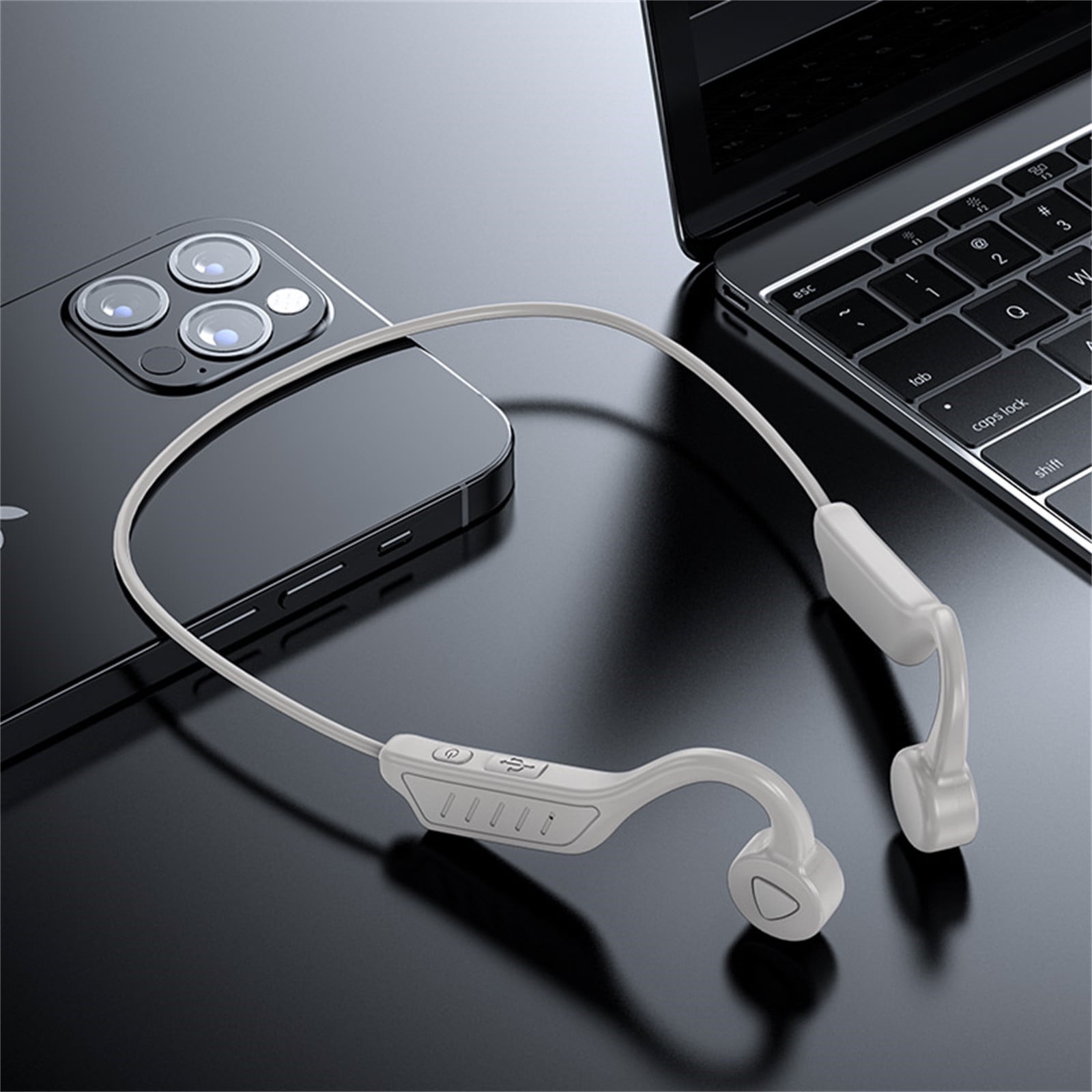 Open Ear Headphones Bluetooth Ear buds 80Hrs Playtime Wireless Earbuds ...