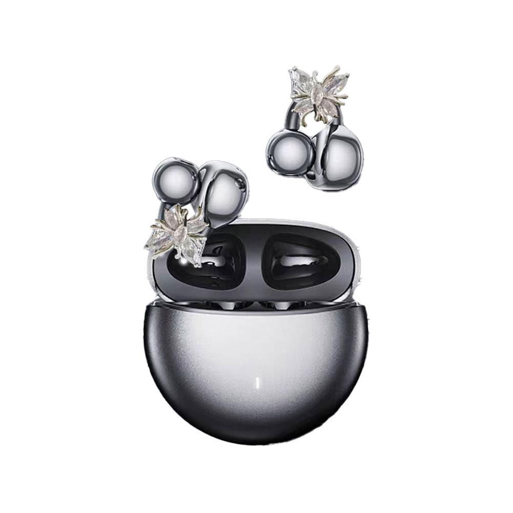 Open-Ear Headphones, Butterfly-Inspired Ear-Cuff Design, Stylish ...