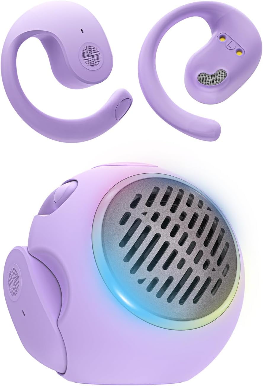 Open Ear Headphones Over The Ear Earbuds Wireless for Kids, Waterproof ...