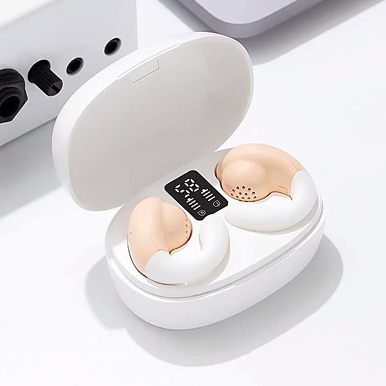 Findtime Wireless Bluetooth Bone Conduction Headphones, Open Ear ...