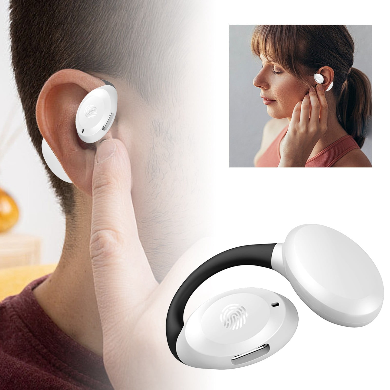 Open Ear Headphones Open Ear Noise Reduction Bluetooth Headset New ...