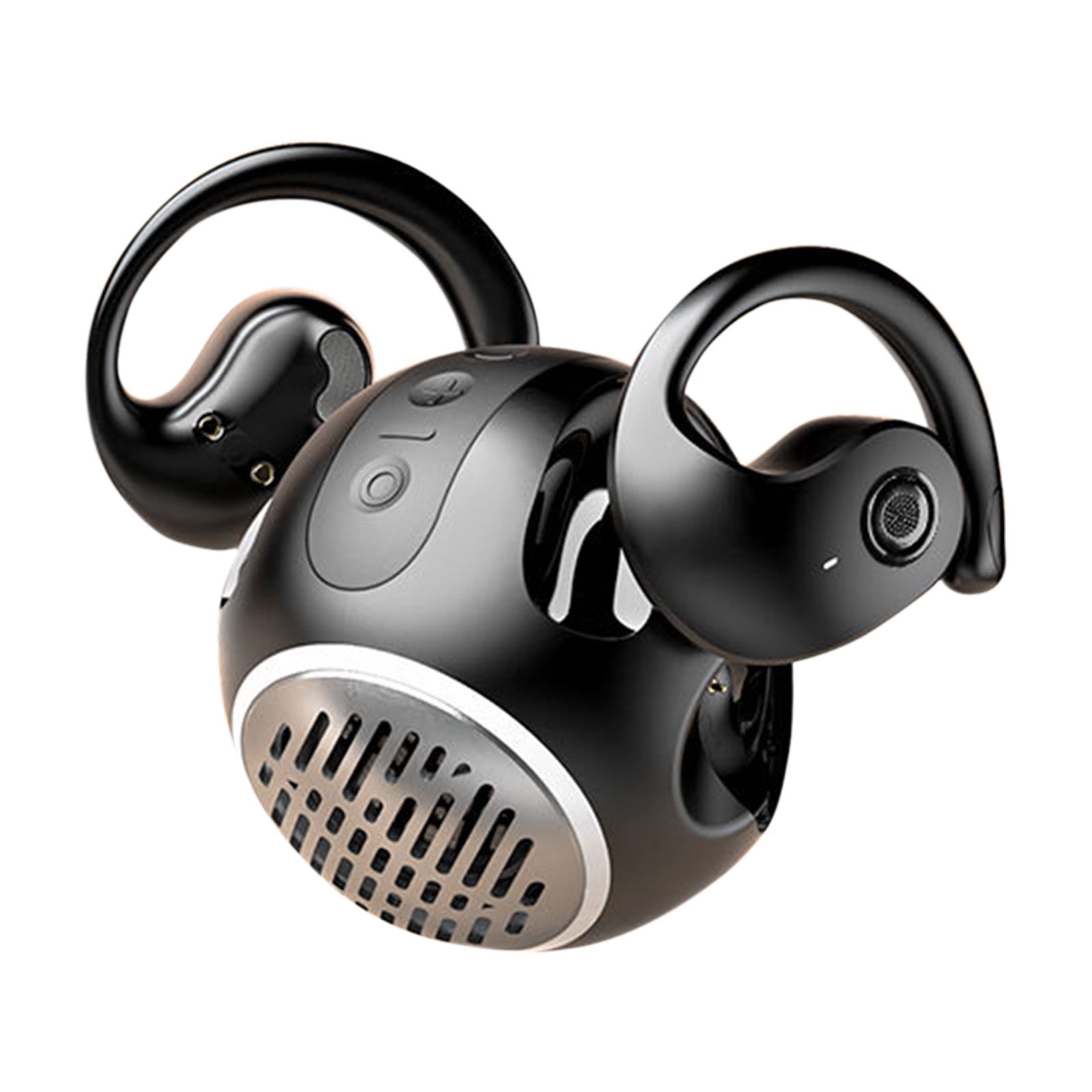 Open Ear Headphones Small Mini Portable Bluetooth Speaker With Earbuds ...