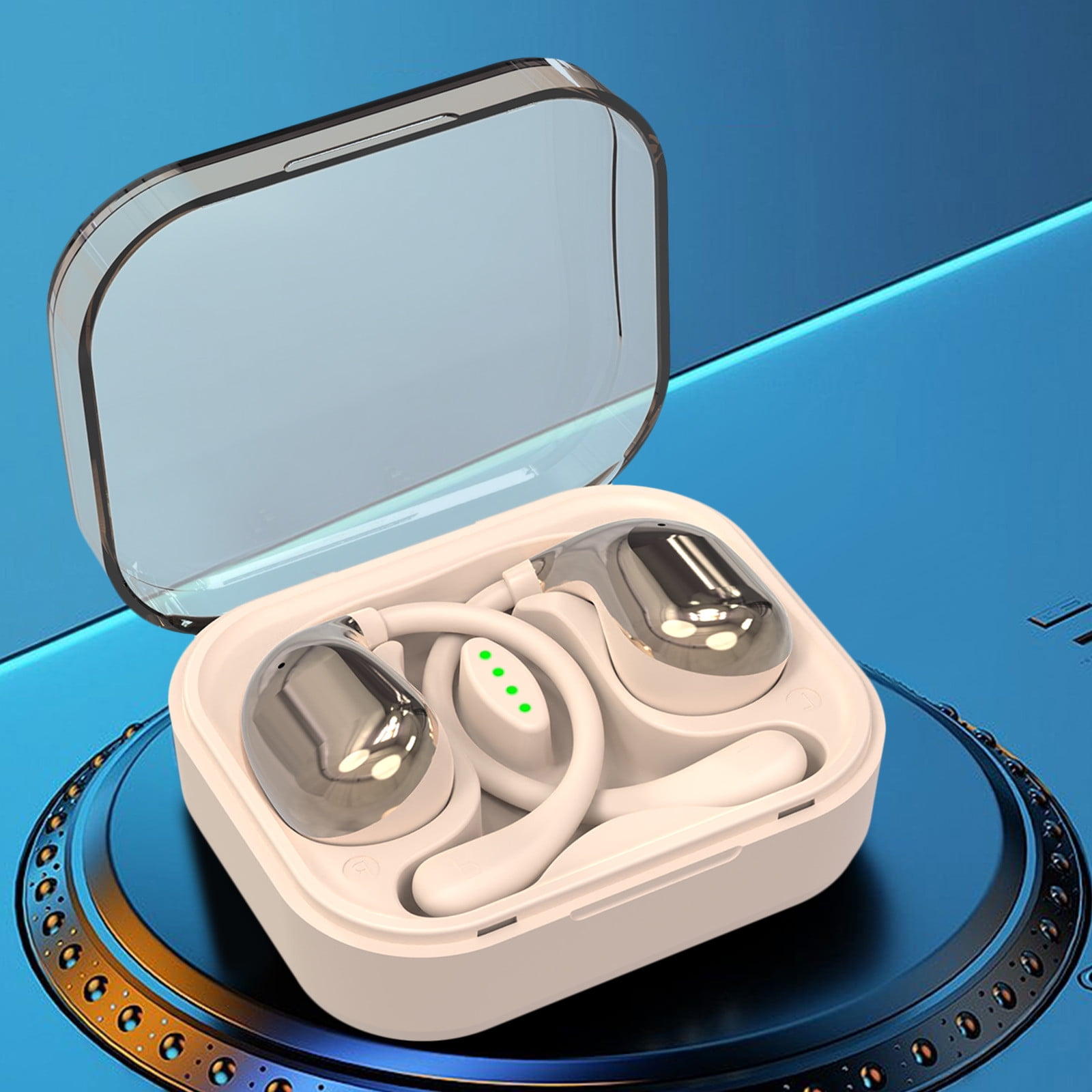 Open Ear Headphones Wireless Bluetooth 5.3 Earbuds, 40H Playtime with ...