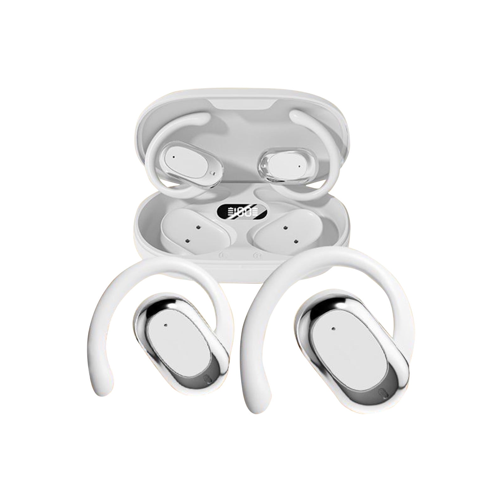 Open Ear Headphones Wireless, Bluetooth 5.3 Sports With Smart Digital ...