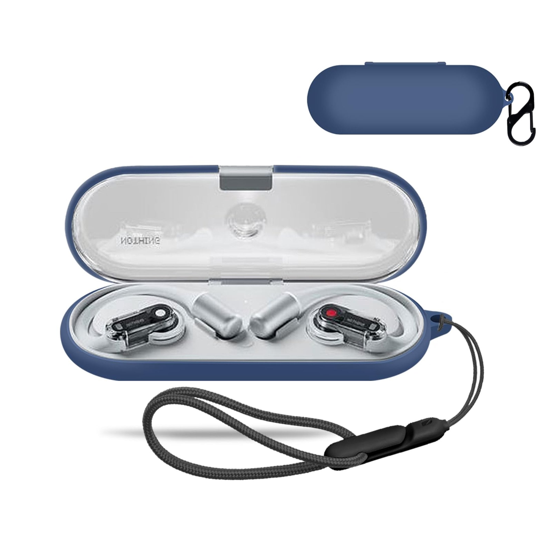 Open-Ear Silicone Case Cover with Lanyard for Nothing Ear Wireless ...
