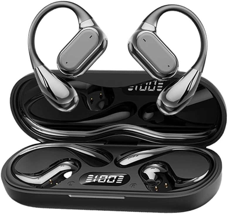 Open Ear Wireless Bluetooth Headphones, Pain-Free Air Conduction Ear ...
