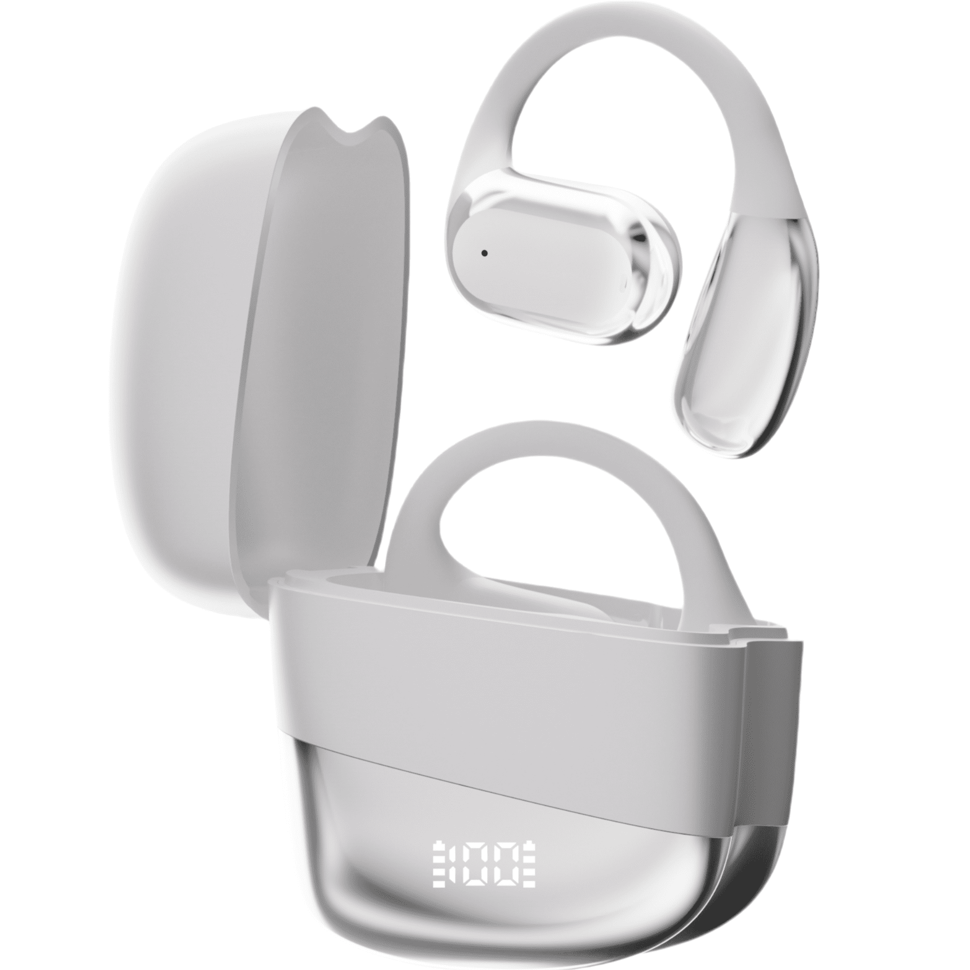 Open Ear Wireless Earbuds, IPX7 Waterproof Bone Conduction Earbuds for ...
