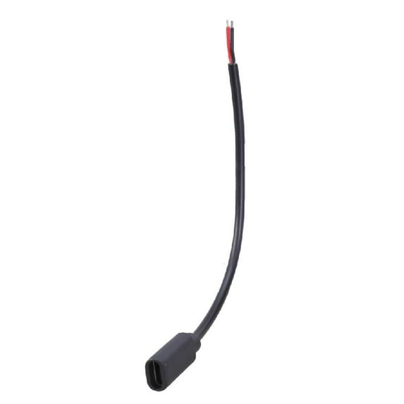 Open End Connector Type-C Female to 2 Pin Bare Wire Pigtail Wire ...