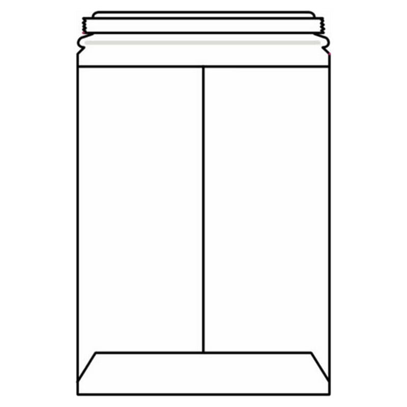 Open End No Bend Mailer Envelopes, 7" x 9", .028#, 100% Recycled Board ...