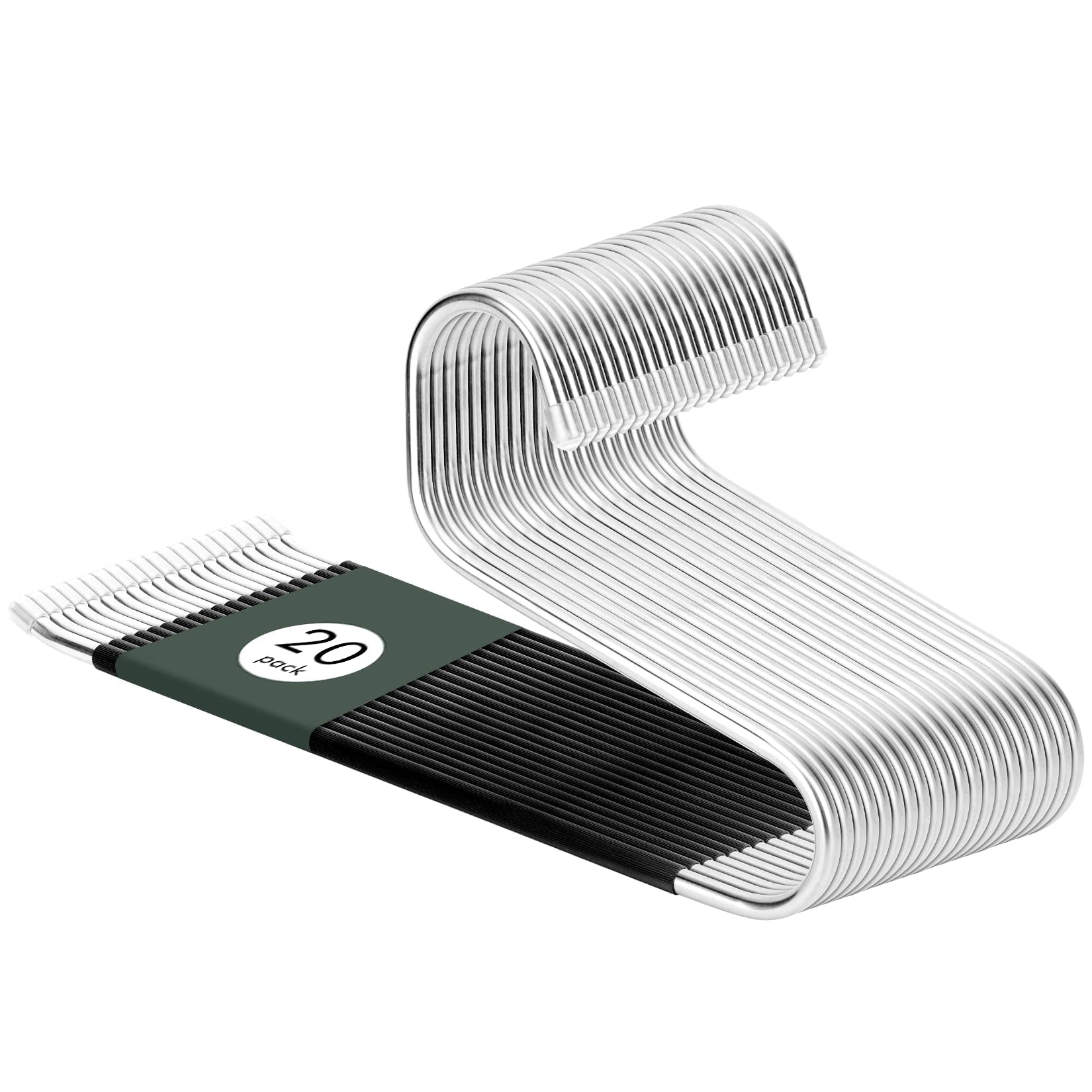 Open Ended Jeans Hangers Stainless Steel, 8 mm Thick Pants Hanger for ...