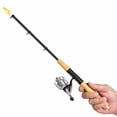 Open Face Fishing Pole BBQ Lighter – Black & White Edition, Refillable ...