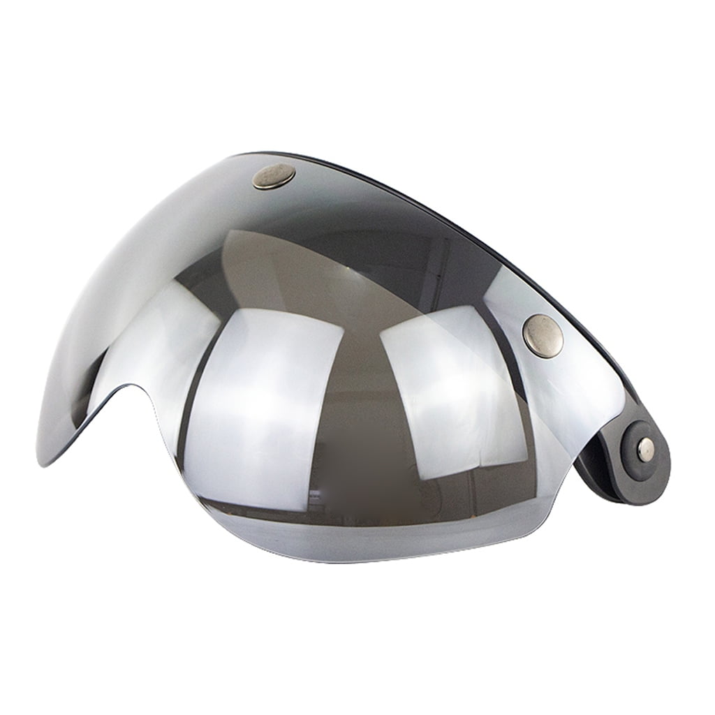 Open Face Helmet Visor Motorcycle Helmet Bubble Visor Lens Bubble ...