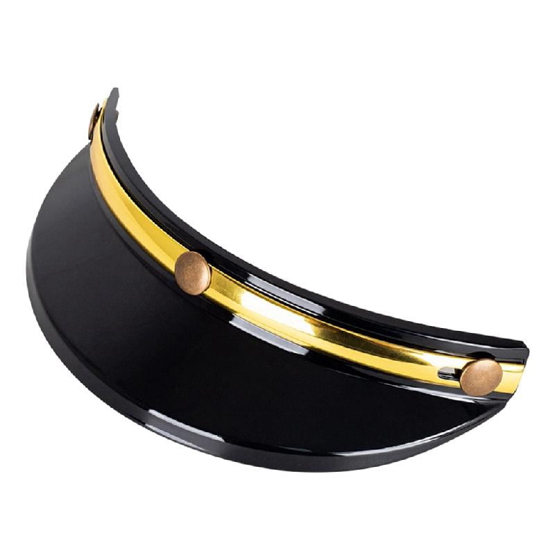 Open Face Motorbike Helmet Flip Up Wind Shield Helmet 3 Snap-Button ...