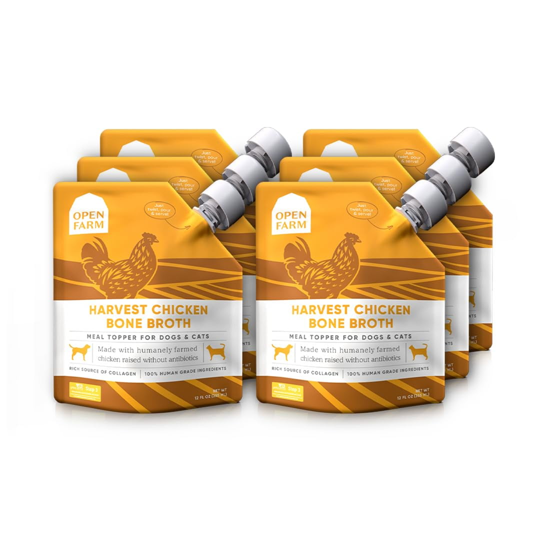 Open Farm Bone Broth, Food Topper for Both Dogs and Cats with ...