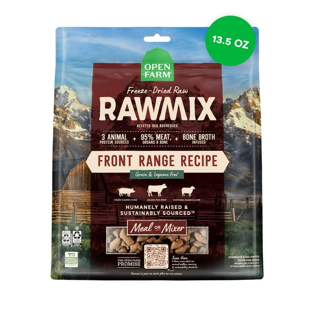 Open Farm, RawMix Freeze TMA2 Dried Raw Morsels, Dog Meal Mixer, High ...