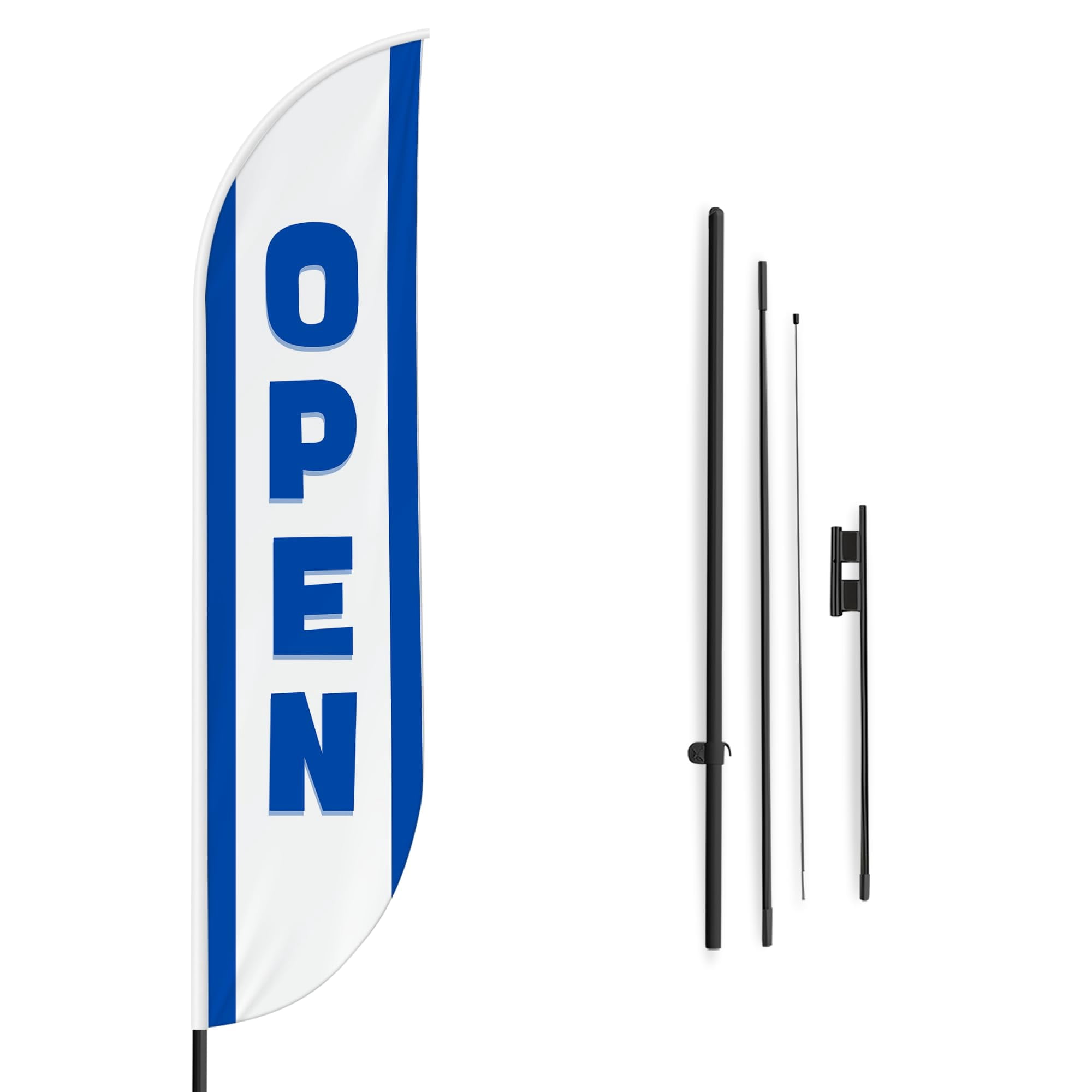 Open Feather Flag(11.5feetX2.5feet) by DreamController | Outdoor ...