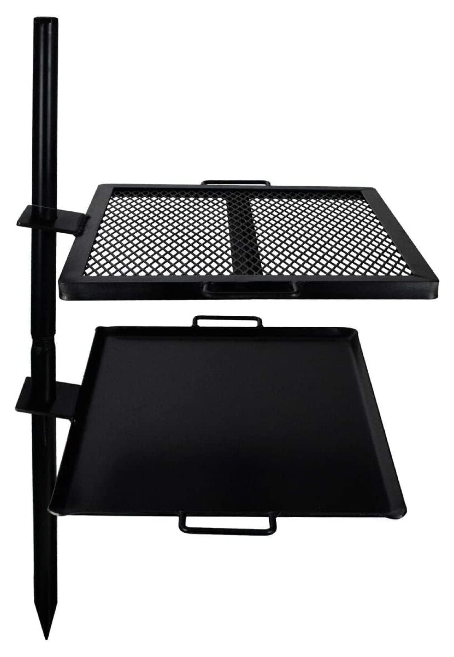 Open Fire Camping Grill & Skillet Combo – Portable Outdoor Campfire ...
