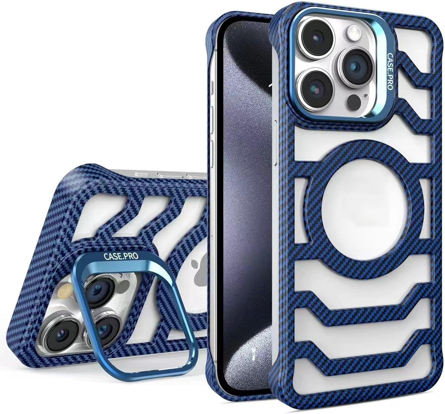 Open-Frame Carbon Fiber for iPhone Case Enhanced Airflow and Magnetic ...