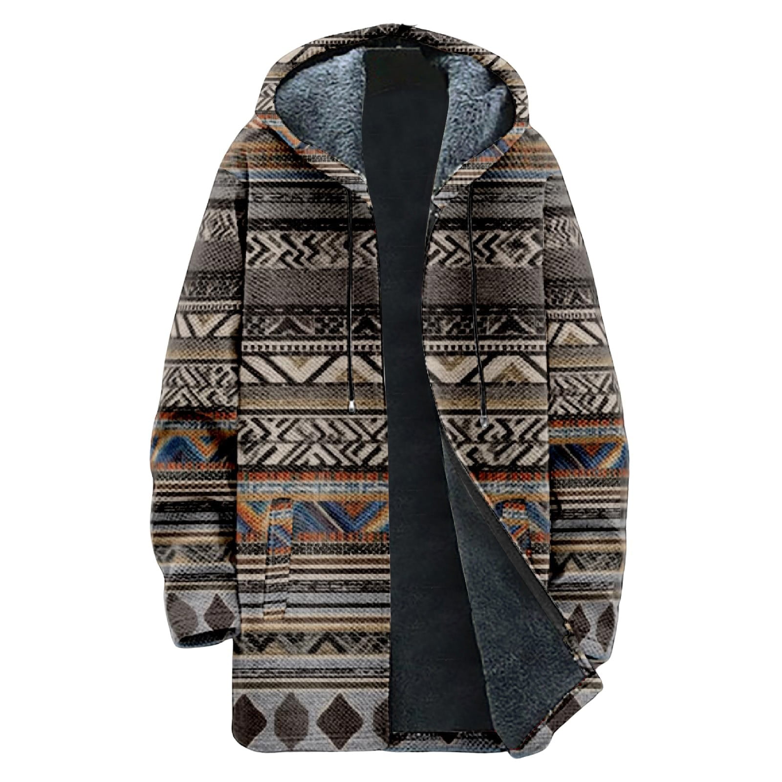 Open Front Outdoor Cool Coats Mens Long Sleeve Winter Slim Thermal ...
