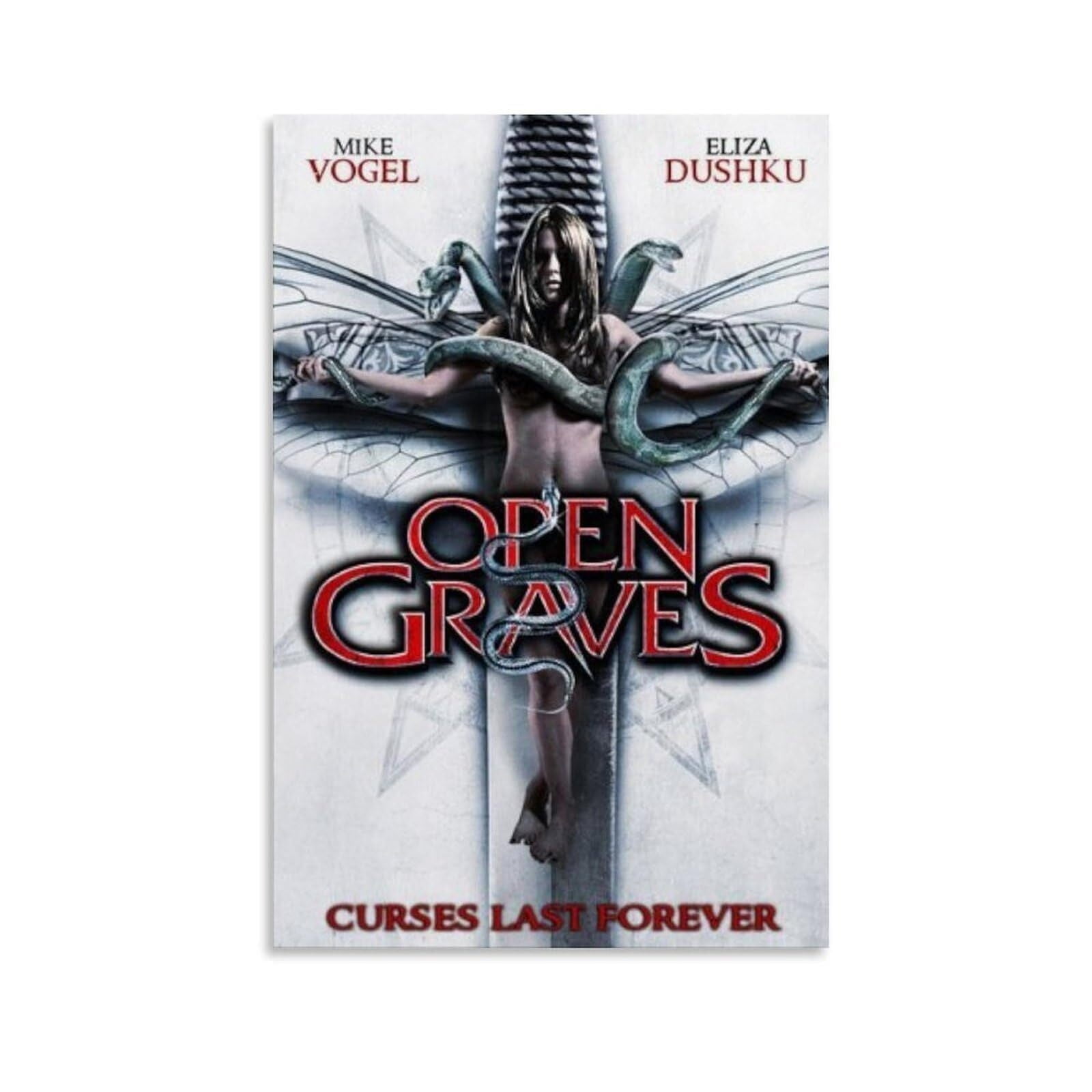 Open Graves Movie Poster Room Aesthetic Poster Print Art Wall Painting ...