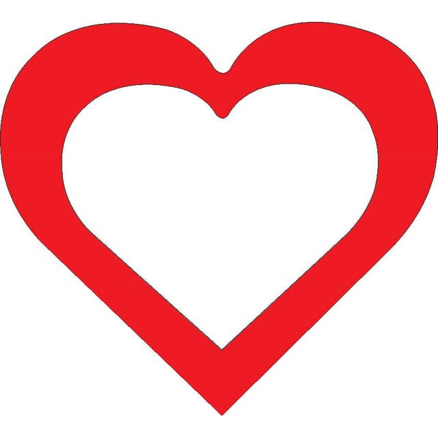 Open Heart Assorted Color Creative Cut-Outs- 3" - Walmart.com