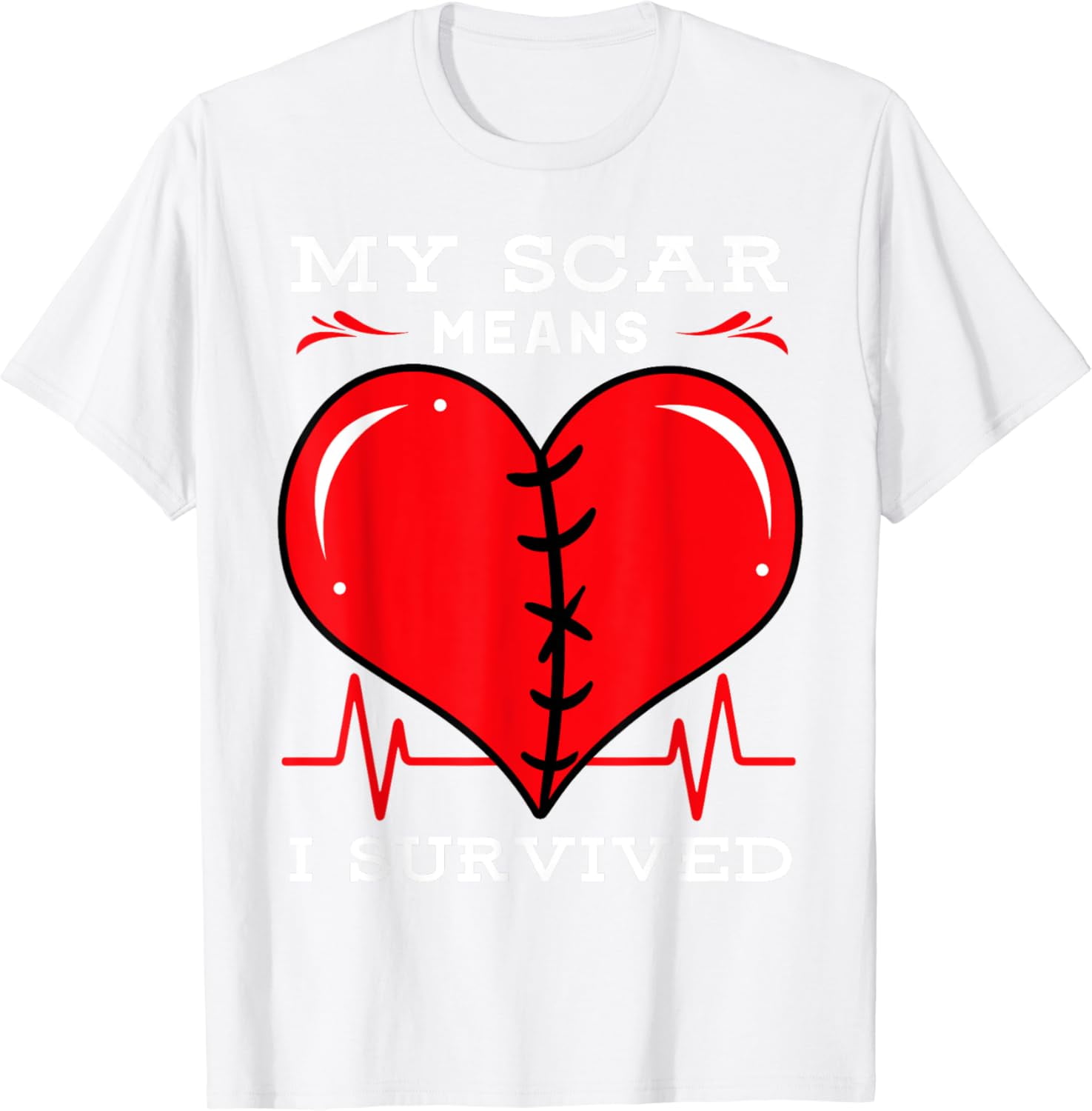 Open Heart Surgery Coronary Bypass Artery Stent Patients TR T-Shirt100% cotton - Walmart.com