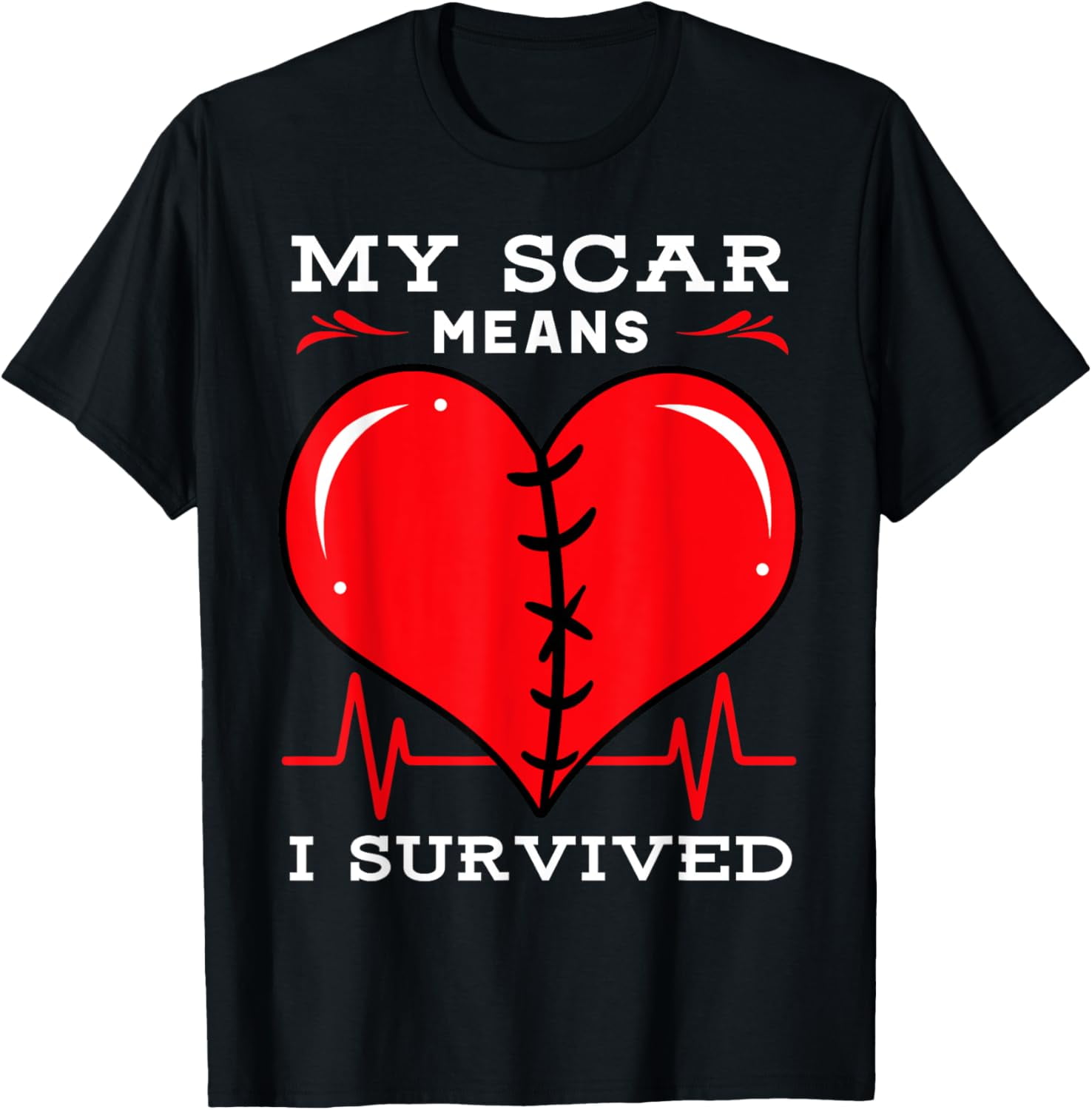 Open Heart Surgery Coronary Bypass Artery Stent Patients TR T-Shirt ...