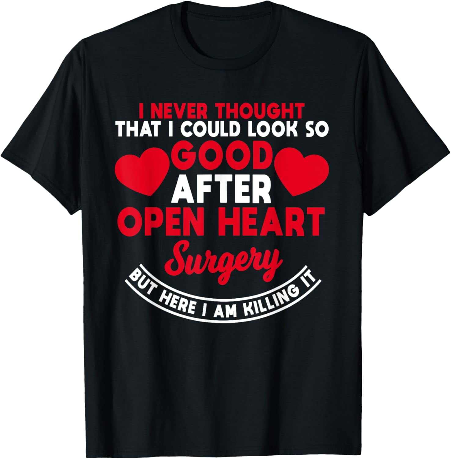 Open Heart Surgery Quadruple Bypass Coronary Artery Warrior T-Shirt ...