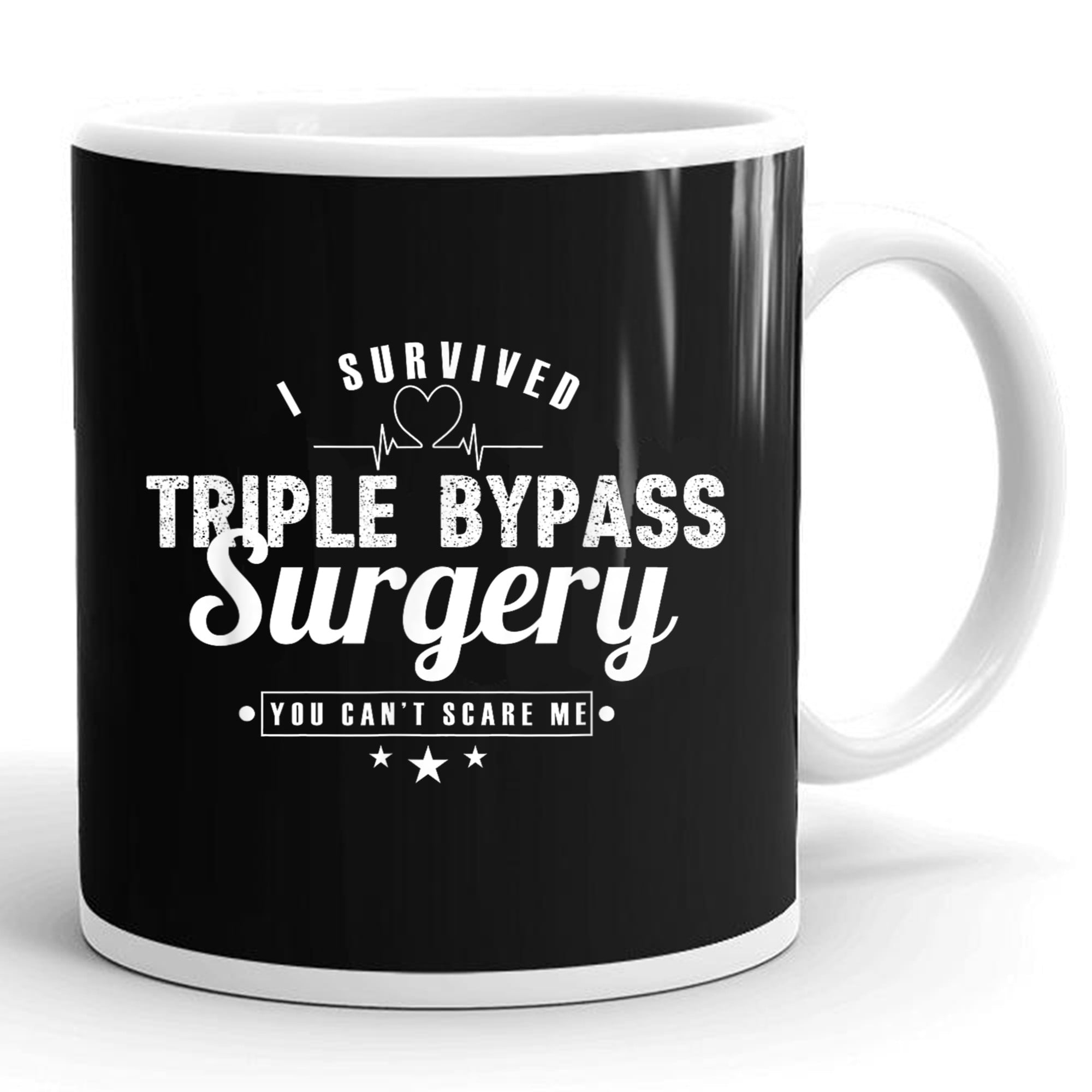 Open Heart Surgery Recovery I Survived Triple Bypass Gift Ceramic Mug ...